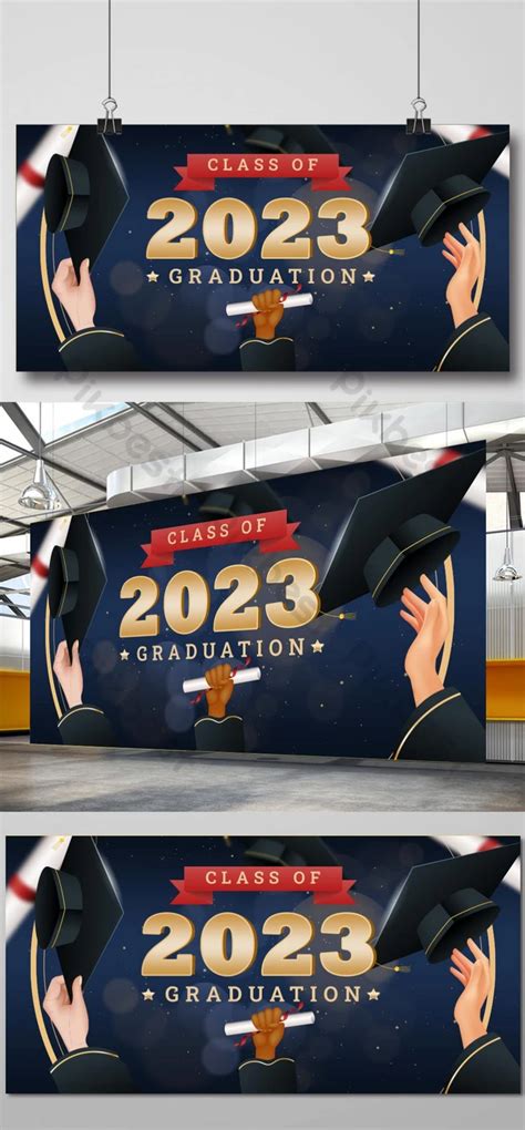Realistic Class Of 2023 Background Psd Free Download Pikbest