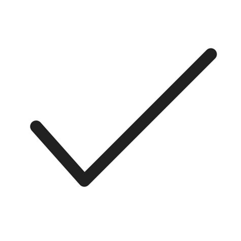 Checkmark Regular User Interface Gesture Icons