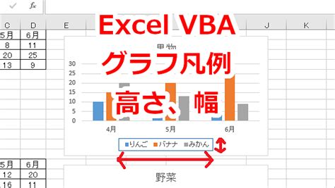 excel vba グラフの凡例の高さや幅を取得、設定する height、width ｜ リリアのパソコン学習記