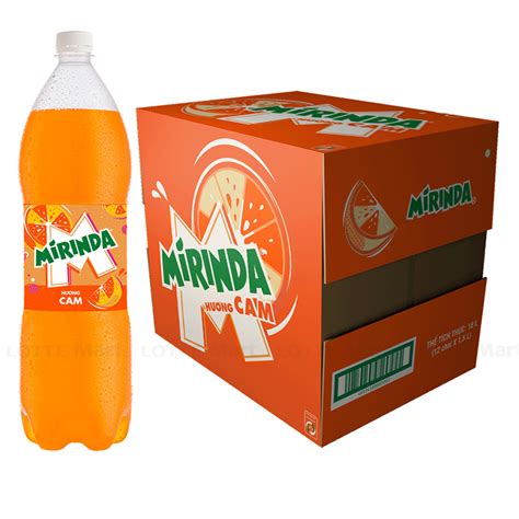 Nước Ngọt Mirinda Hương Cam Thùng 12 Chai 1 5L