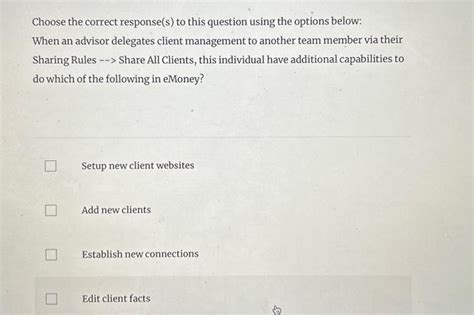solved choose the correct response s to this question using