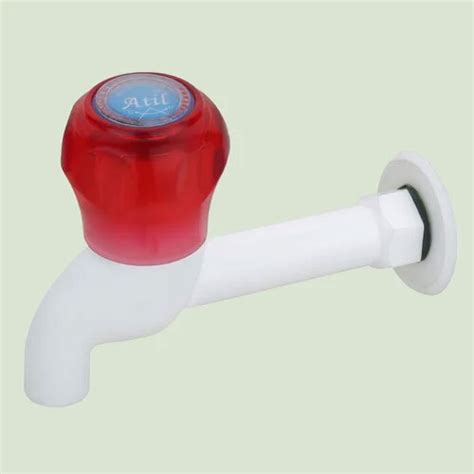 Pillar Cock Pvc Material Long Spout Design Round Shape In Elegant