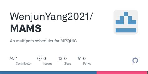 github wenjunyang2021 mams an multipath scheduler for mpquic