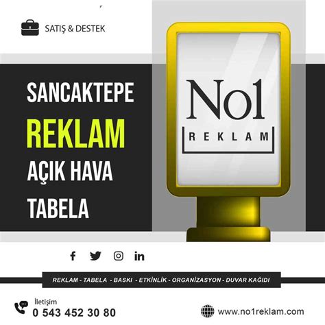 Sancaktepe Reklam Tabelacı Ve Açık Hava Reklamcılık No1reklam