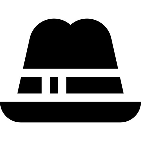 Hat Icon Basic Straight Filled