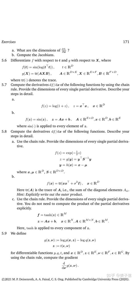 Mmlmathematics For Machine Learning习题答案4 知乎