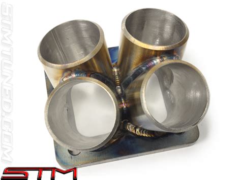 Stm Stm T4 Twin Scroll Welded Manifold Collector Flange Stm T4ts Co Flg