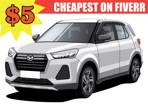 Draw Cartoon Vector Illustration Of Your Car By Rizalsucker Fiverr