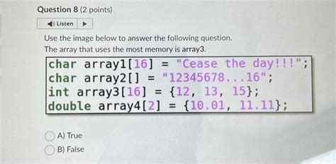 Solved Use The Image Below To Answer The Following Question