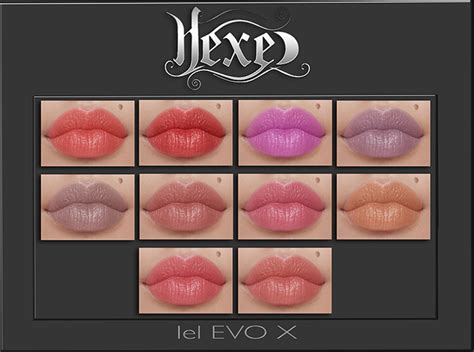 Second Life Marketplace Hexed Olimpia Lipstick Evox And Evo