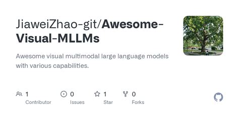 GitHub JiaweiZhao Git Awesome Visual MLLMs Awesome Visual Multimodal