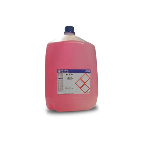 Hi 5004 R08 Ph 4 00 Red Technical Buffer Solution 2 X 1 Gallon Bottles