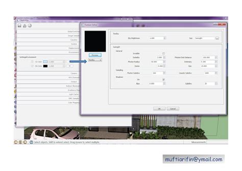SKETCHUP TEXTURE TUTORIAL V RAY FOR SKETCHUP NIGHT SCENE