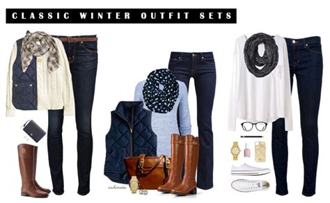 12 Best Classic Polyvore Outfits For Winter 2018 Warm Winter Outfit Sets