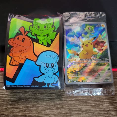 Pokemon Paldea Evolved Pikachu Promo Card 27 Paldea Evolved Etb