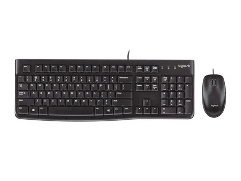 Logitech Mk120 Plug And Play Usb Combo Keyboard And Mouse