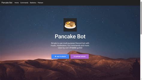 Pancake Discord Bot Stuffroots