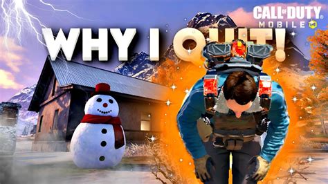 Why I Quit Call Of Duty Mobile Youtube