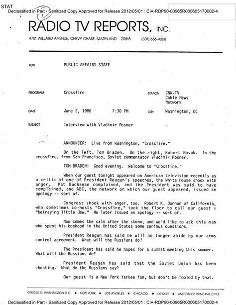 Interview With Vladimi Posner Documentcloud