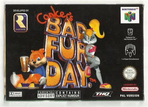 Conkers Bad Fur Day N64