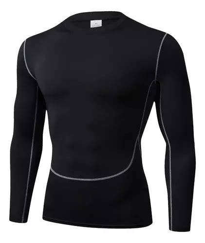 Playera Licra Deportiva Compresión Gym Manga Larga MercadoLibre