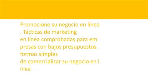 Ppt Como Promocionar Mi Negocio Por Internet Powerpoint Presentation