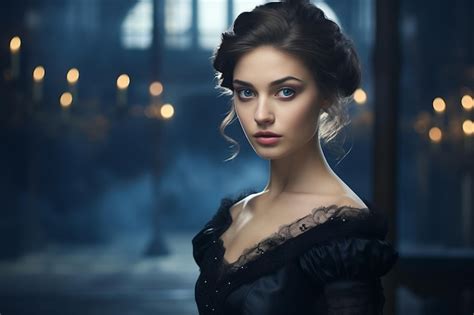 Premium Photo The Captivating Pose Of A Woman Exploring The