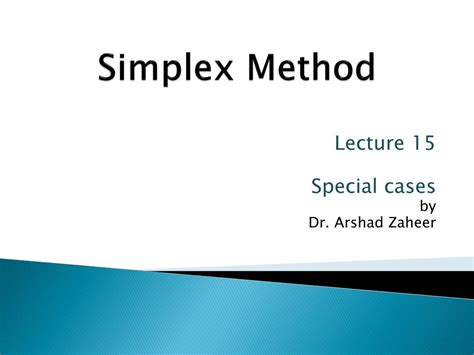 Ppt Simplex Method Powerpoint Presentation Free Download Id 5991455