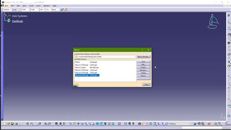 New Body Catia Macro Youtube
