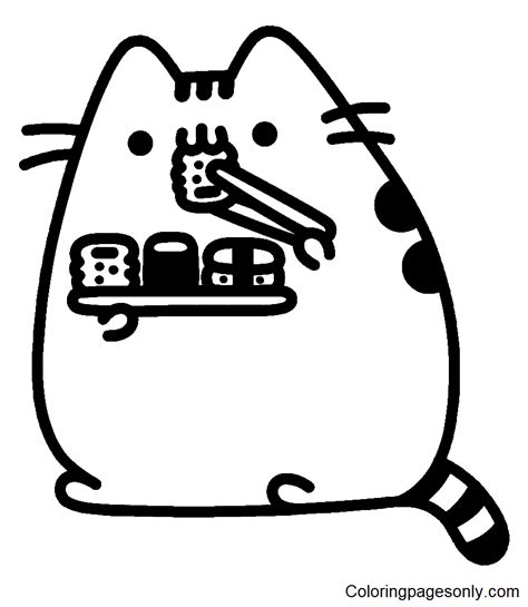 Pusheen Comiendo Helado Para Colorear Imprimir E Dibu Vrogue Co