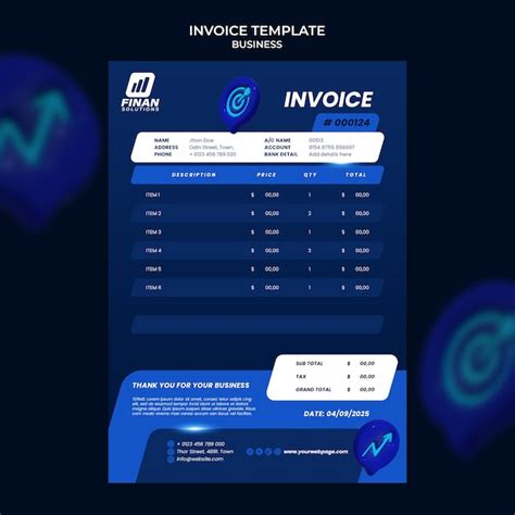 Free Psd Gradient Business Template