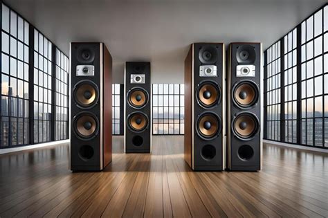 Premium Photo Pair Of Morner Hifi Audiophile Speakers