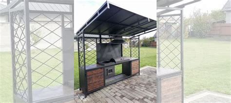 Мангалы Loft с печью и крышей купить в Домодедово | Хобби и отдых | Авито