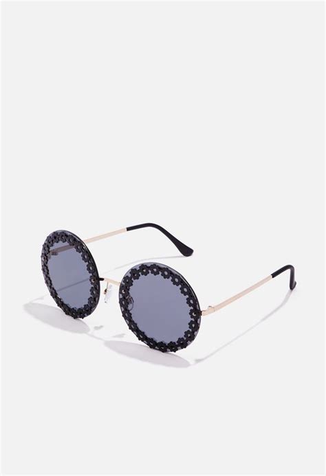 Flower Power Sunglasses Accessories In Black Get Great Deals At Justfab