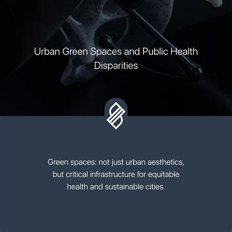 Urban Green Spaces And Public Health Disparities → Scenario