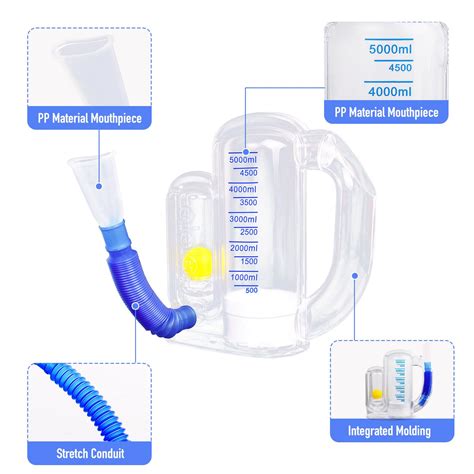 Mua Incentive Spirometer Adultbreathing Exercise Device For Lungsdeep