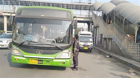 Agency News One Injured As Dtc Bus Overturns On Ring Road Latestly
