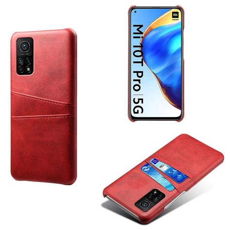 Coque Xiaomi Mi 10t Pro Mélodie Effet Cuir Porte Cartes