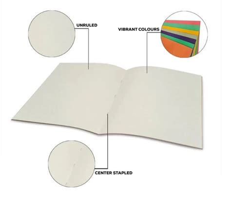 Classmate Scrap Book Unruled Multicolor 22x28cm 32 Pages