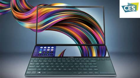 Ces Asus Zenbook Duo Hands On At Ces Dudalscreenlaptop Bezelless Youtube
