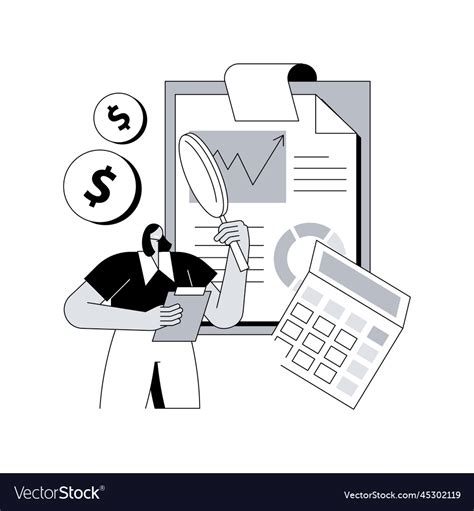 Audit Service Abstract Concept Royalty Free Vector Image