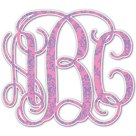 Pink Monogram Stickers Iucn Water