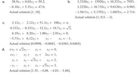 solved repeat exercise 10 using three digit rounding arithmetic