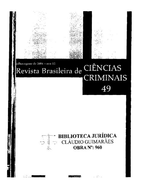 Princípio Da Ofensividade E Crimes De Perigo Abstrato Revista