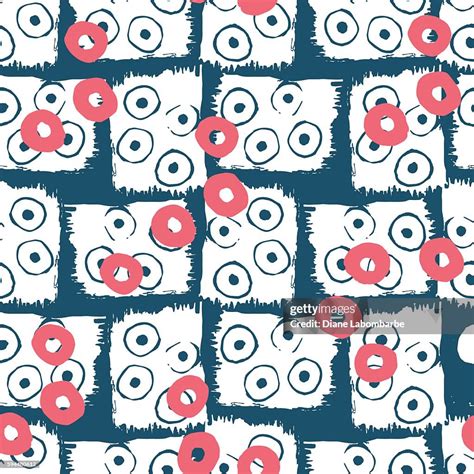 Linocut Block Print Seamless Pattern High Res Vector Graphic Getty Images