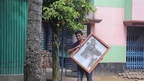 বাংলাদেশের ৬৪ জেলার মাটি দিয়ে বাংলাদেশের মানচিত্র 🇧🇩 Youtube