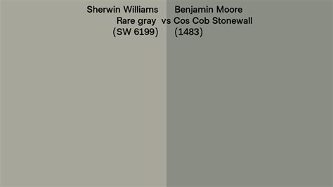 Sherwin Williams Rare Gray SW 6199 Vs Benjamin Moore Cos Cob