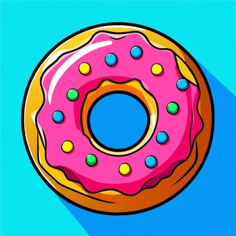 Donut Vector Illustration Premium Ai Generated Vector
