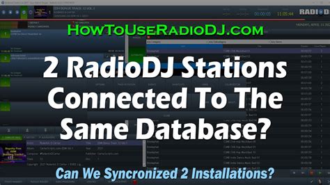 Connect 2 Radiodjs To The Same 1 Database Youtube