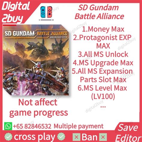 Sd Gundam Battle Alliance Save Editor Sdgba Save Modding Digital2buy